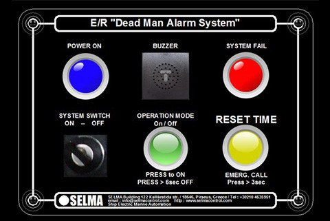 Dead Man Alarm System – SELMA – Ship Electric Marine Control