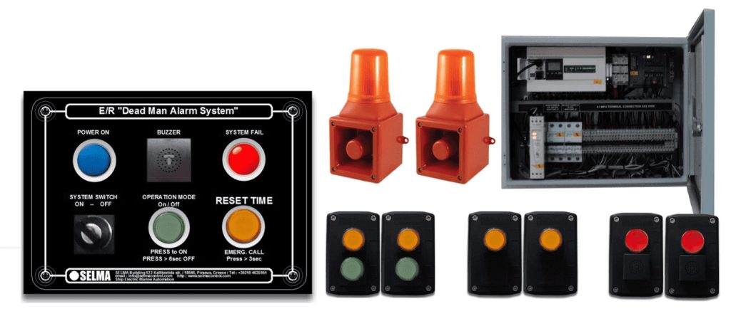 Dead Man Alarm System – SELMA – Ship Electric Marine Control