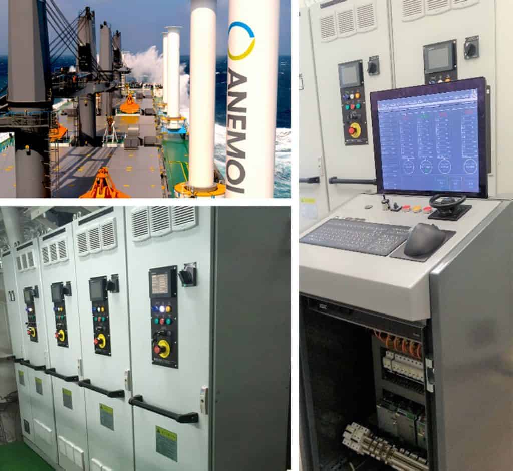 Flettner Rotors Wind Engine Control – SELMA – Ship Electric Marine Control