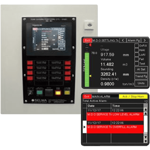 Bunker Tanks Level Monitoring CCR – SELMA – Ship Electric Marine Control