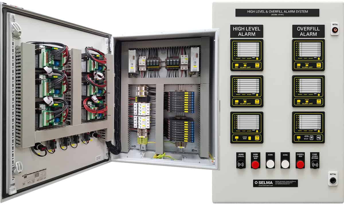 Bunker Tanks High Level Alarm CCR – SELMA – Ship Electric Marine Control